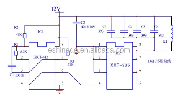 Xkt-412 Xkt-335 Current Wireless Power Supply Chip Ic - Buy Xkt-412,Xkt ...