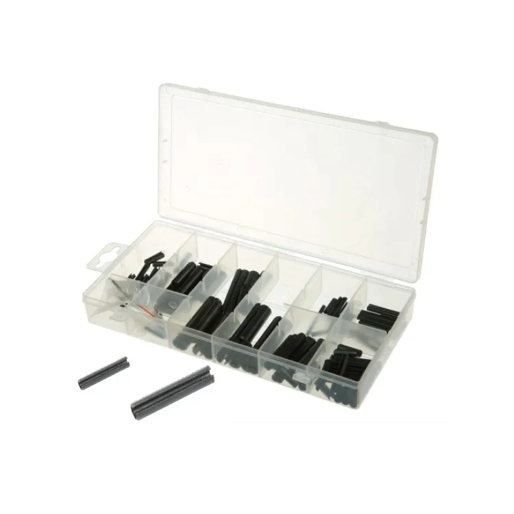 120 Pc Slotted Spring Pin/elastic Cylindrical Pin Set/roll Pin Set ...