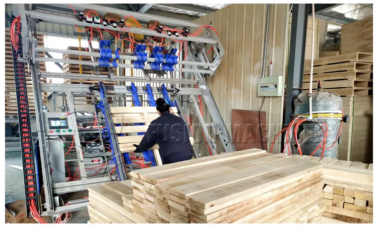 European Standard Wood Pallet Chamfer Machine/wood Pallet Block Machine ...