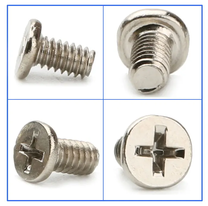 Carbon Steel Nickel Finish M1 Tiny Screw For Precise Electronics ...