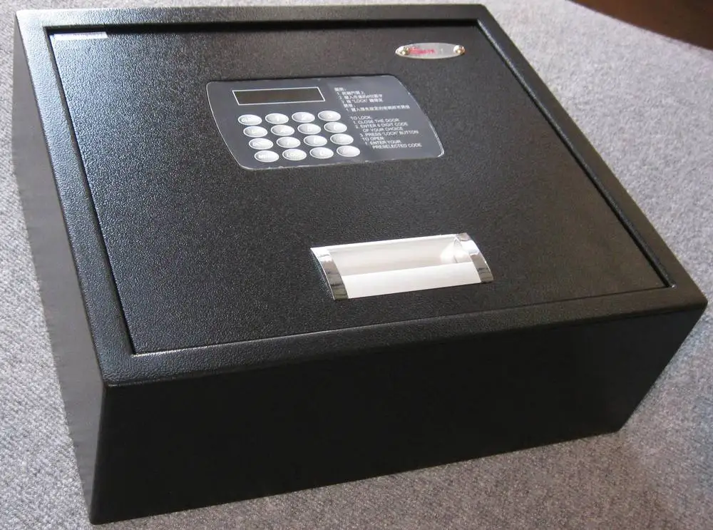 Top Open Battery Operated Digital Electric Floor Mounted Hidden Safe ...