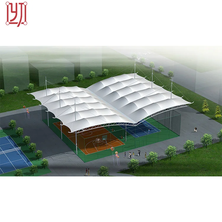 Stadium Tensile Membrane Structure - Durable & Fire Resistant