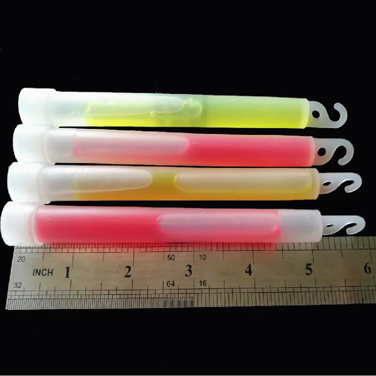 15*150mm Liquid Chemical Glow Stick 6'' With Hook Liquid Light Stick ...