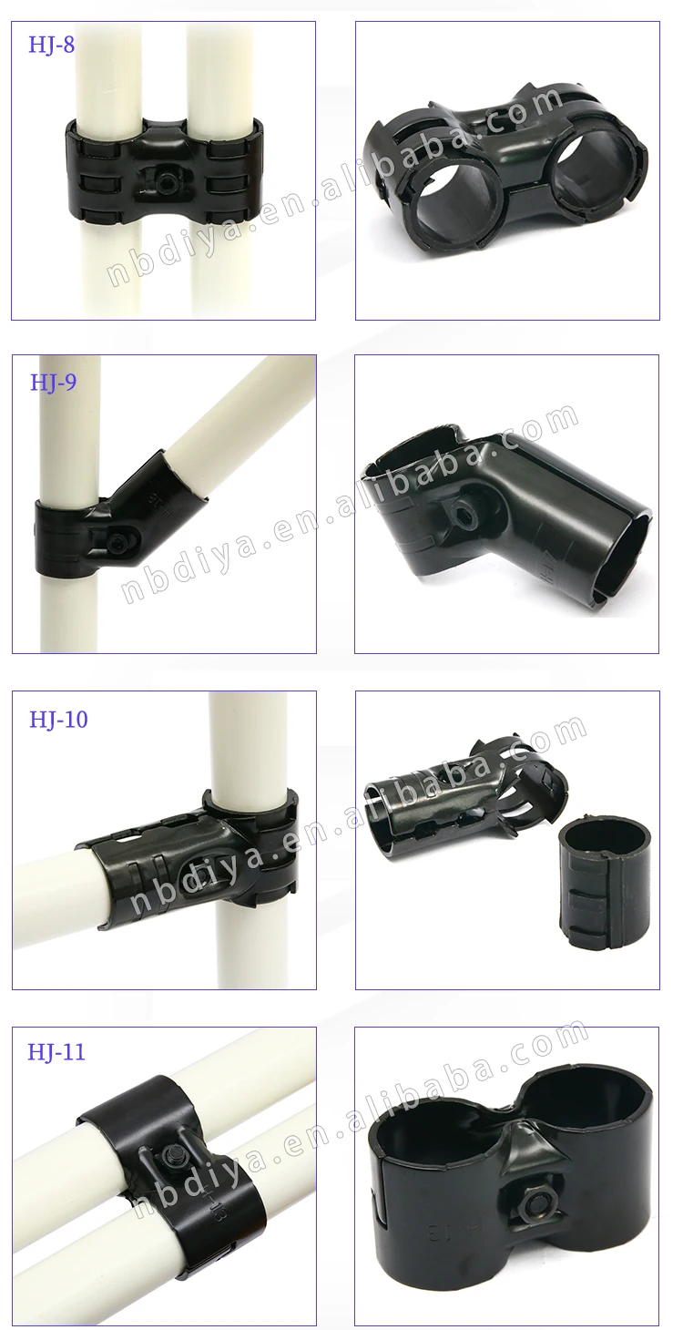 Industrial Lean Pipe Clamps - Durable & Efficient Connectors