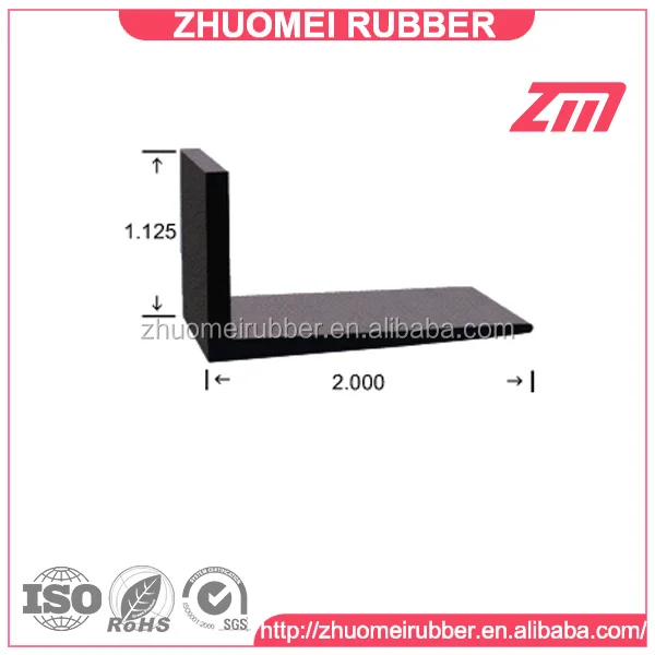 L Shape Angle Rubber Extrusion Seal Strips - Buy Angle Rubber,Angle ...