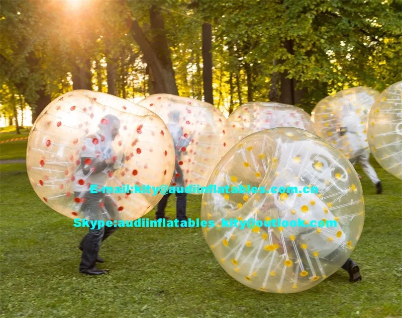 Pvc Clear Aufblasbarer Fußball Anzug Bubble Buffer Ball - Buy ...