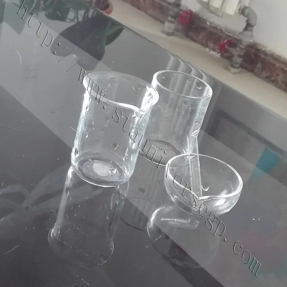 High Quality Customized Transparent Glass Crucible/quartz Crucible With ...