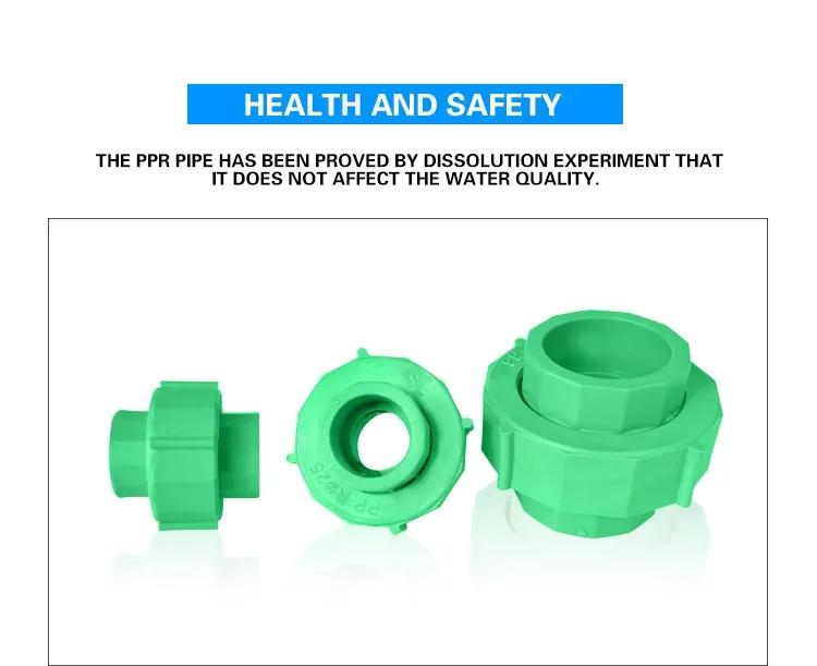 China suppliers Full size PPR fittings PPR Union combination pipe accessories all types of ppr ...