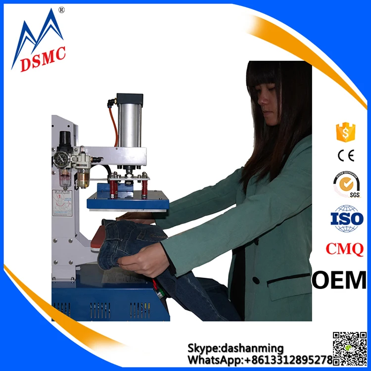 Manufacturer 20*30cm Pneumatic Heat Press Leather Logo Embossing Hot ...