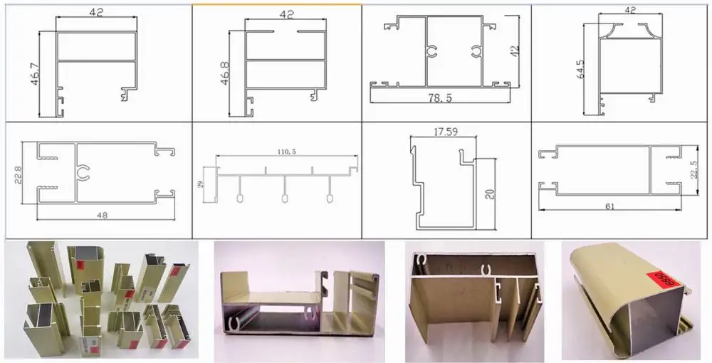 Hot Selling Aluminum Window Frame Parts,Aluminium Window Frame And ...