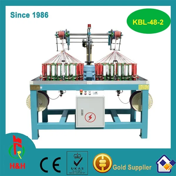 48 Spindle Making Elastic Cord - High Speed Braiding Machine