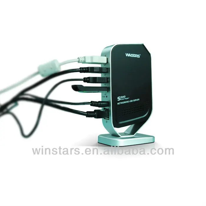 Wireless Usb 2.0 Networking Multi-function Printer Server With 4port ...