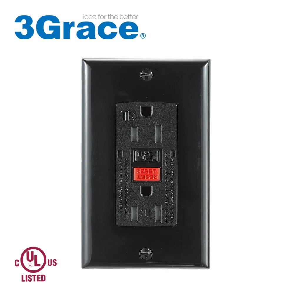 American Standard 15a 120v Or 220v Gfci Receptacle With Self Test ...