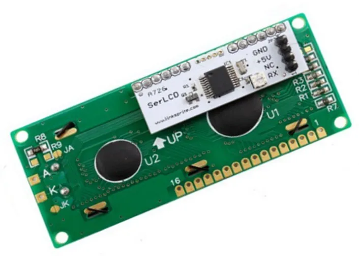 Smart Electronics Serial Uart 16x2 Lcd Serial Port Monitor 1602lcd ...