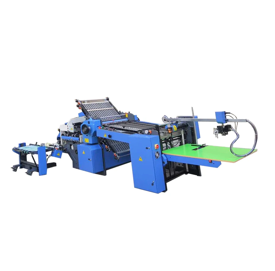 Custom Leaflet Folding Machine With Camera Inspection,Automatic Feeding ...