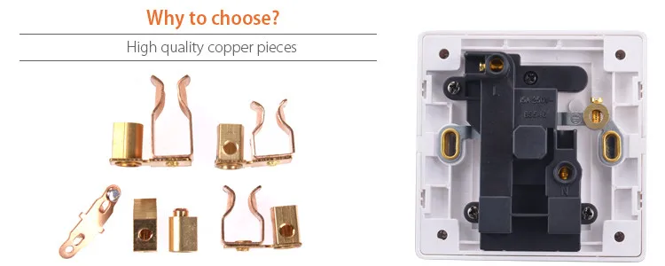 15a Wall Electrical Switch Socket,Simplex Socket Outlet - Buy Simplex ...