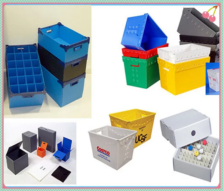Foldable Corrugated Plastic Coroplast Recycle Bin/corflute Waste Bin ...