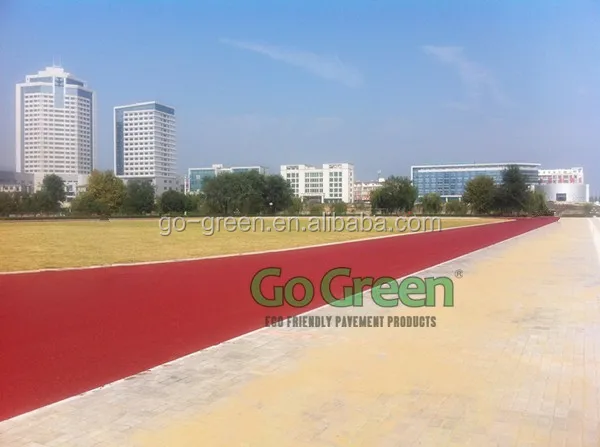 Go Green Coloured Asphalt Color Coating For Bicycle Lane - Buy Asphalt ...