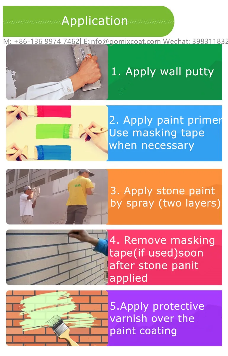 G153 Natural Texture Stone Coating - Durable Wall Paint