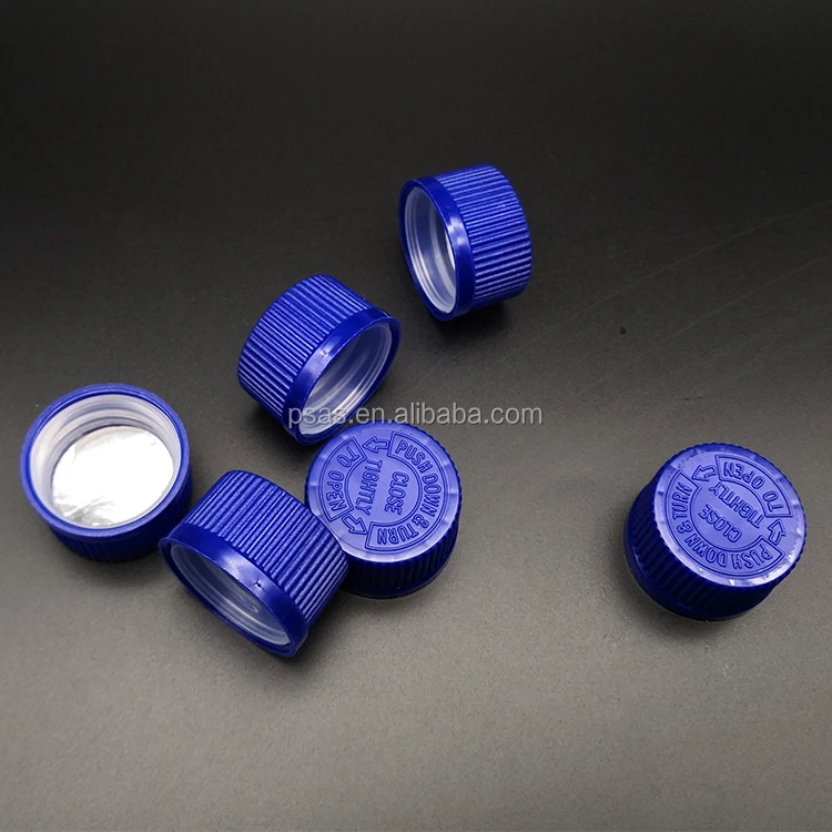 Child Proof Plastic Type Crc Cap Push Down Turn Child Resist Lid For ...