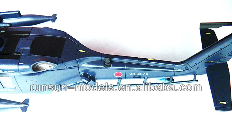 1:100 Scale Jmsdf Sikorsky Uh-60j Black Hawk Utility Helicopter,Die ...