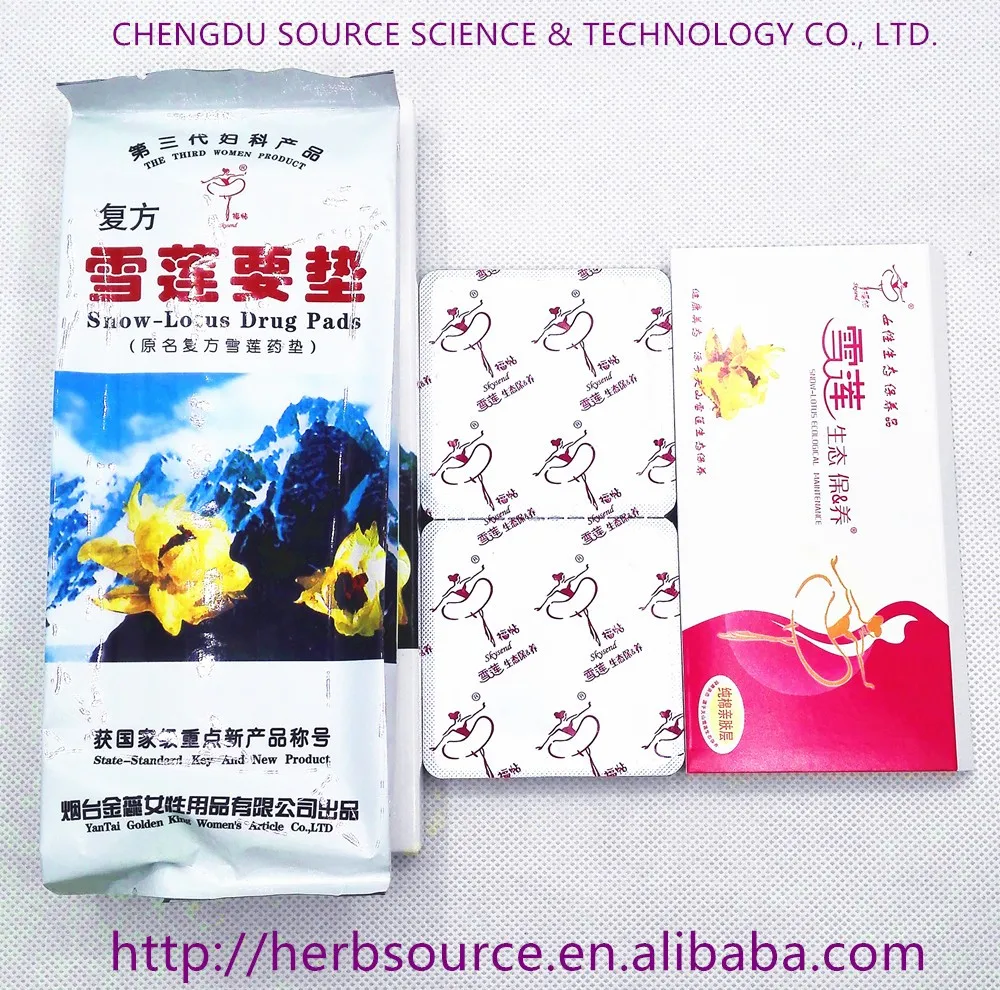 Good Effect Herbal Snow Lotus Drug Women Vagina Pads - Buy Women Vagina ...