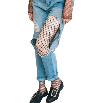 Black Large Net Fishnet Pantyhose Tights,Middle Net Fishnet Tights ...