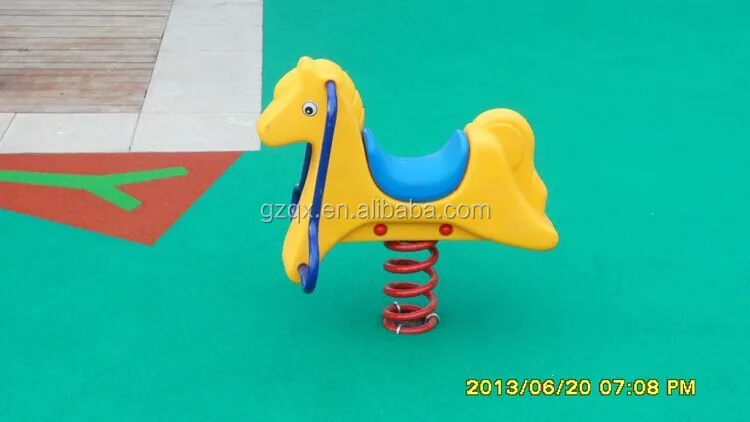 Ce Standard Children Plastic Spring Rocking Horse Spring Rider/children ...