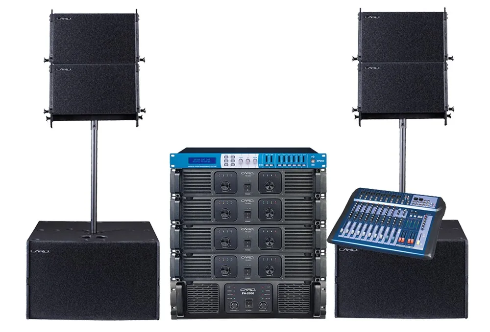 2016 Card 10" Line Array Concerts Speaker Box Small Line Array System ...