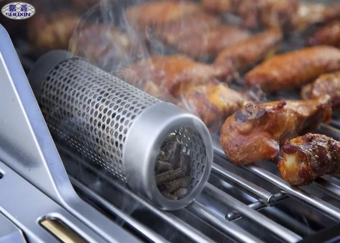 Bbq Smoking Devices Stainless Steel Pellet Smoker Tube 12" For Hot And ...