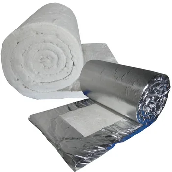 High Temperature Ceramic Thermal Insulation Blanket With Aluminum Foil ...