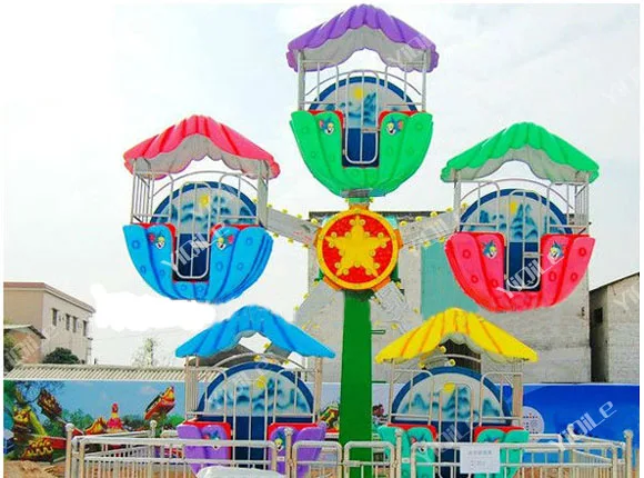 Factory Direct Sale Amusement Park Carousel 6 Seats Outdoor Playground ...