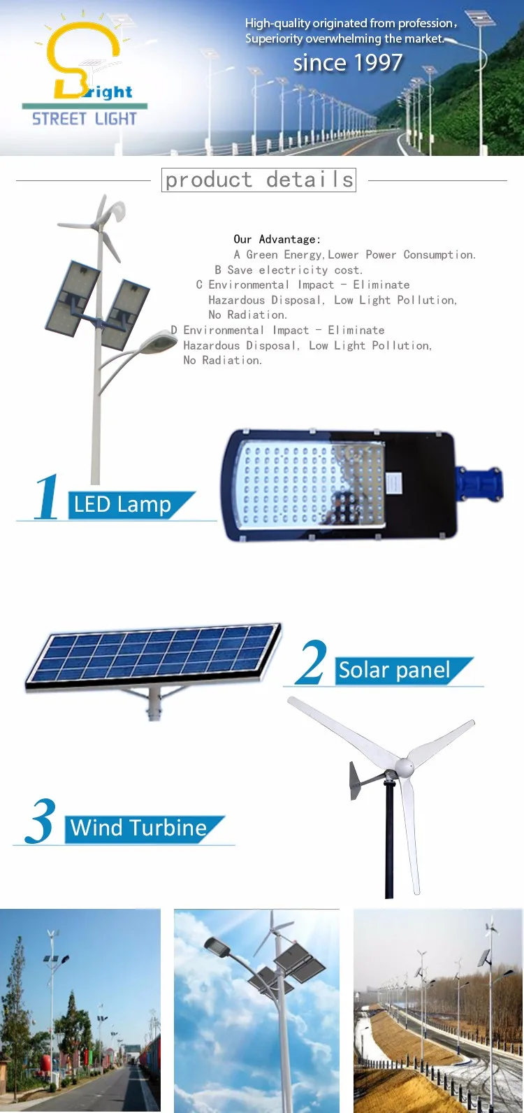 Led Wind Turbine Luminaria Solar 100w 200w 300 W 400w 500w Vertical ...