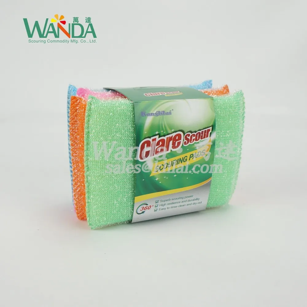 High Quality Kitchen Mesh Cleaning Sponge Pad Cleaning Sponge Scourer ...