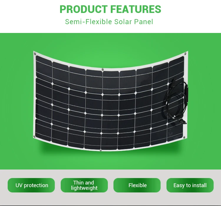 Hot Selling Thin Film Portable Photovoltaic Module Mono Flexible Solar ...