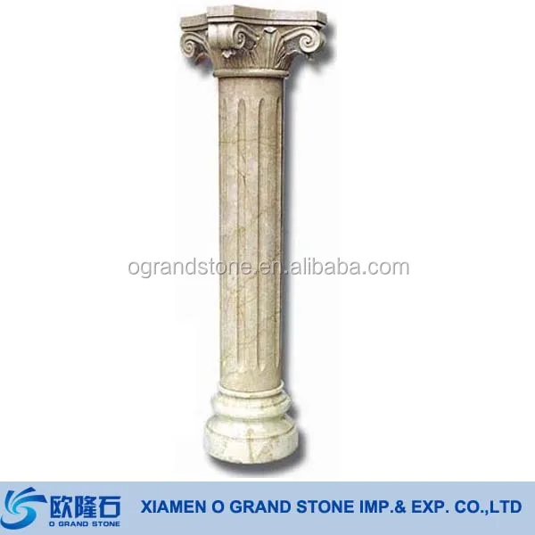 Decorative Round Square Granite Marble Stone Greek Columns - Buy Greek ...