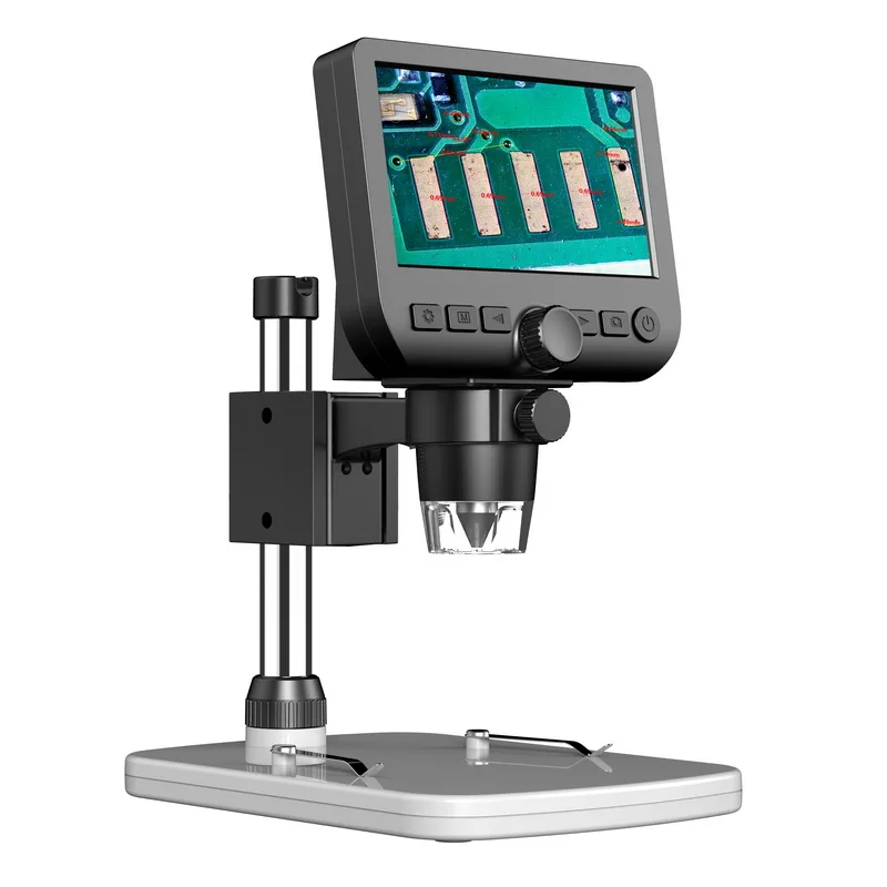 4.3 Inch Lcd Inspection Microscope 600x Digital Microscope Integrating ...
