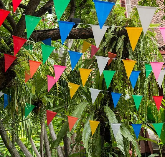 Decorative Triangle Flags - High Quality Polyester Bunting