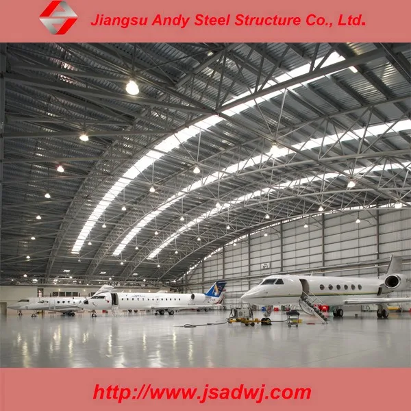 Hangar Techo De Metal Almacén Estructura De Acero Diseño - Buy Hangar ...