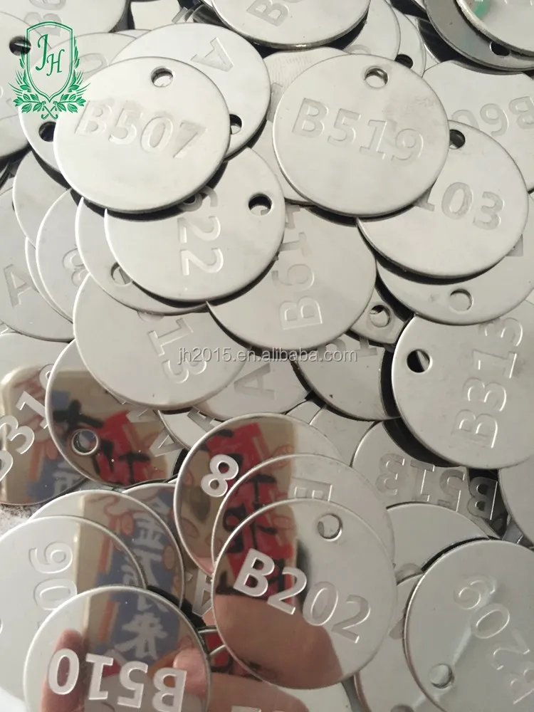 Stainless Steel Etching Tag Metal Nameplate With Custom Logo Charm ...