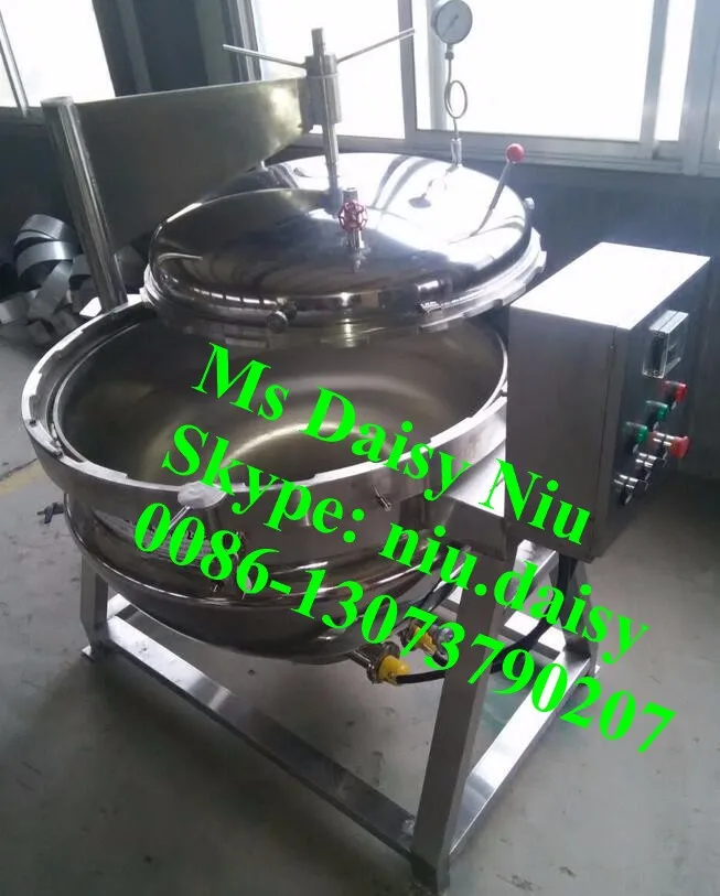 Stainless Steel Jam Cooking Pot/sugar Jacket Kettle with Agitator/fruit ...