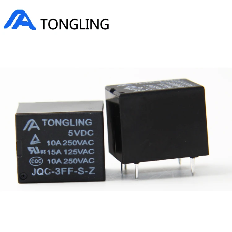 Jzc-23f(4123) Power Relay Jqc-3ff-05-1zs 3ff-5v-1zs 10a Relay - Buy ...