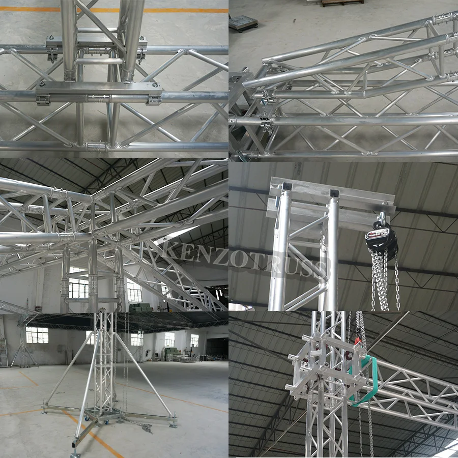 Customized Aluminum Truss Frame Curved Roof Truss System Design For ...
