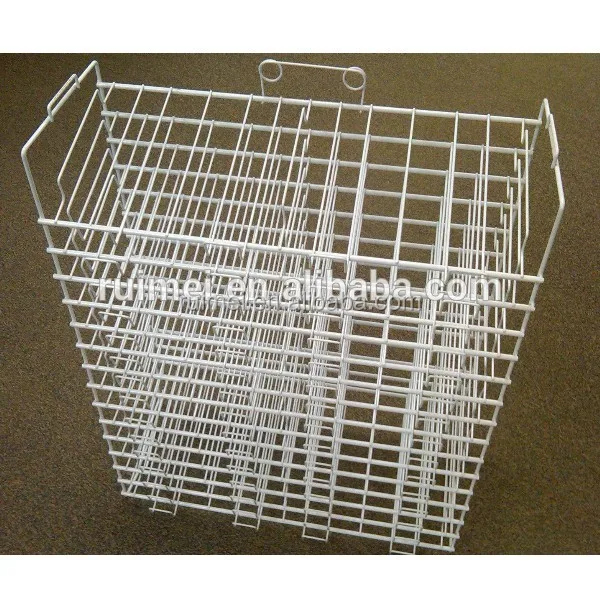 Promotional White Metal Wire Art Paper Holder Stand And Magazine Rack ...