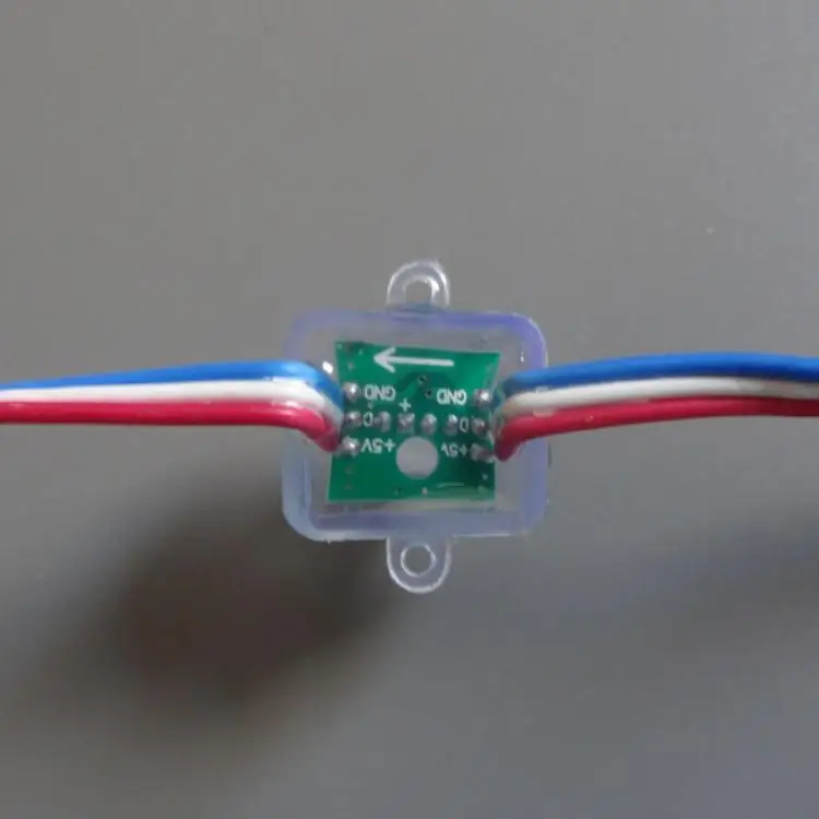 5v 12v Square Ws2811 Ip68 18awg Dmx Rgb 12mm Bullet Nodes Led Pixel ...