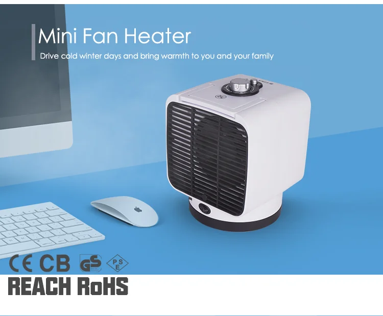 Rapid Heating PTC Fan Heater - Energy Efficient & Portable