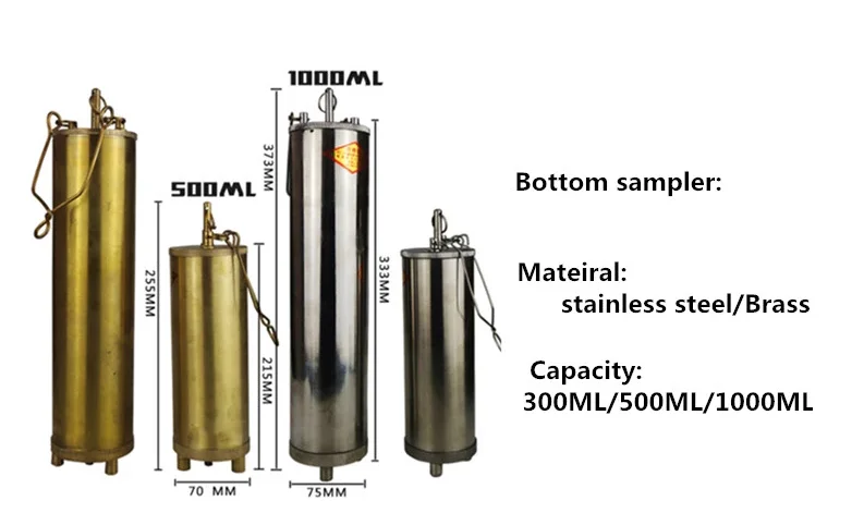 Stainless Steel Sampling Bottles - Reliable Oil Samplers
