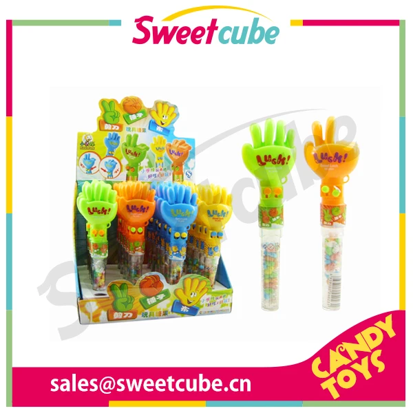 Classic Rock Paper Scissors Candy Toy - Sweetcube Promotions