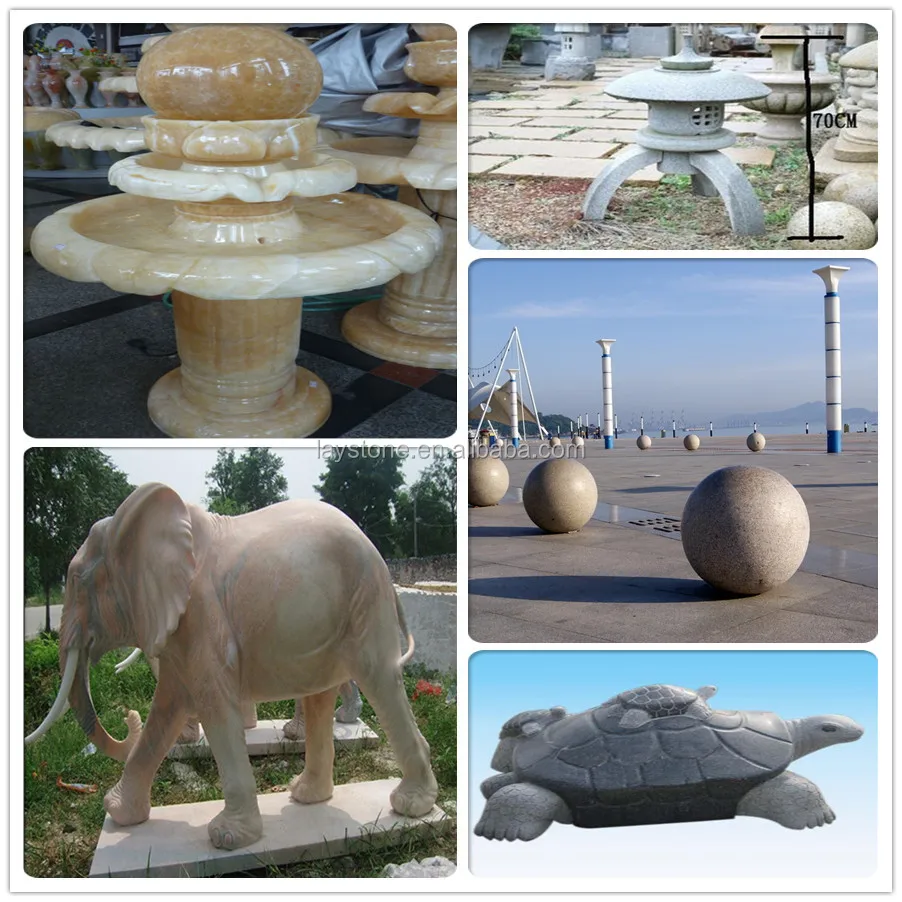 Exquisite Natural Granite Water Fountain Bases for Gardens