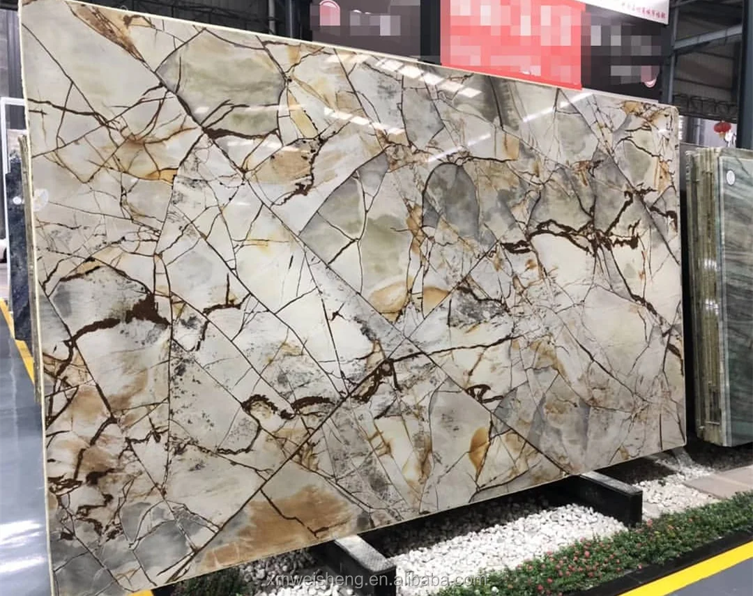 Shop Our Open Bookmatched Marble Slabs for Countertops